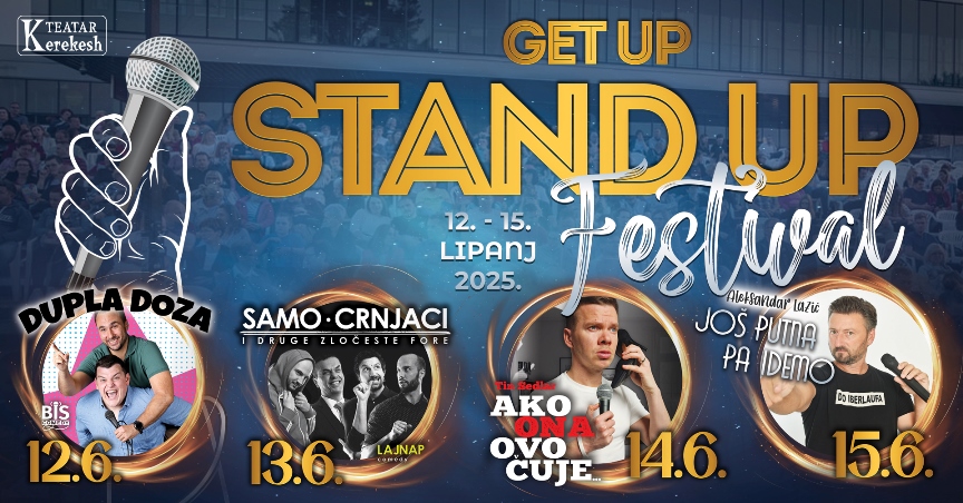 Get up Stand up festival vol. 2 - Turistička zajednica grada Varaždina